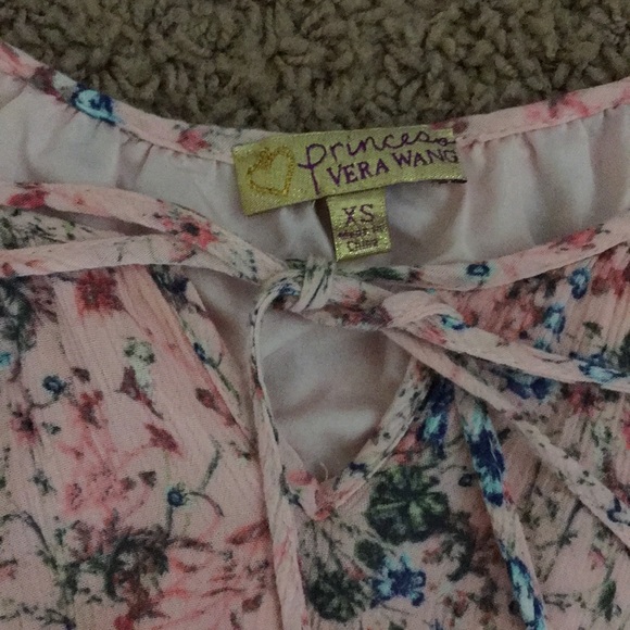 princess vera wang | Dresses | Princess Vera Wang Pink Flower Dress ...